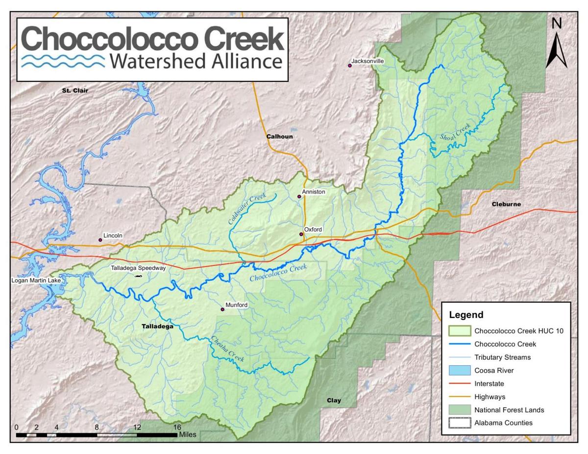 Choccolocco Creek Watershed Alliance Media Day at Shoal Creek in the ...