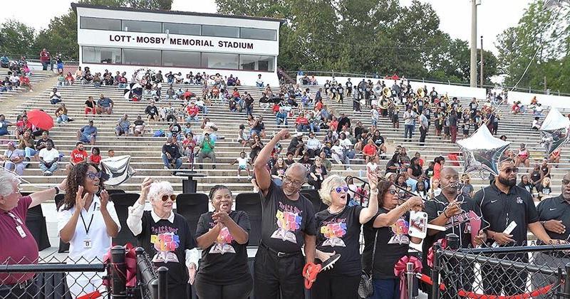 Photo gallery: Grand re-opening of Lott-Mosby Football Stadium ...