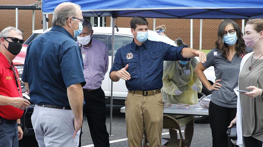 Photos: Calhoun County EMA News Conference at Wellborn High School ...