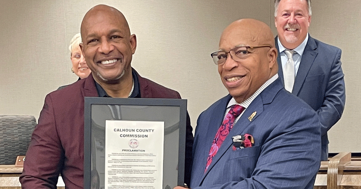 Calhoun County Commission honors minister and community advocate ...
