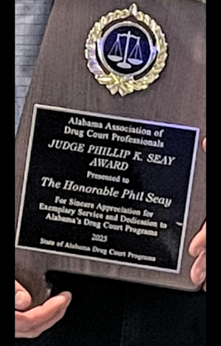 Retired Judge Phil Seay honored by state association | | annistonstar.com