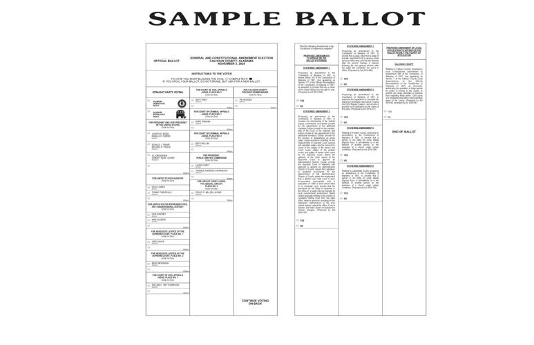 Bingo fix among the amendments on the ballot in November | Anniston ...
