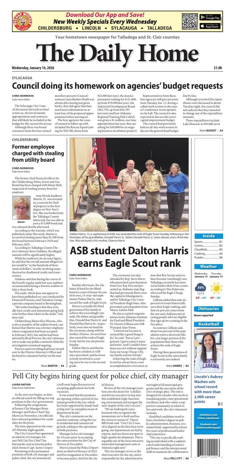 Page A1 | e-Edition | annistonstar.com