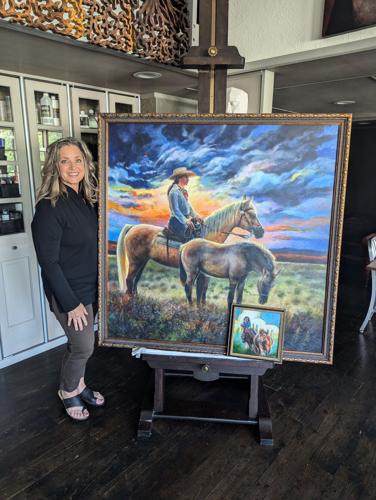 Local artist’s artwork featured in national art show with western theme ...