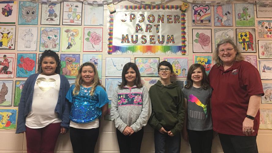 Spooner Elementary students' art displayed during Youth Art Month ...