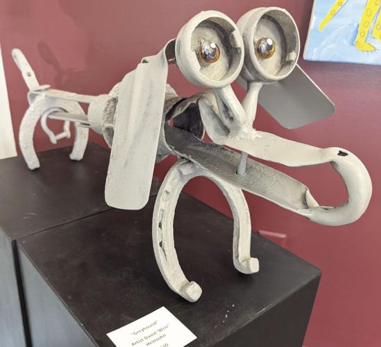 THE PAINTINGS OF ADU GINDY AND METAL SCULPTURES OF DAVID 'WIRE ...