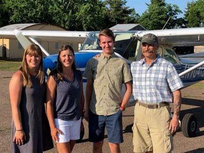 Local flight student receives Mark T. Schoonover Memorial Scholarship ...