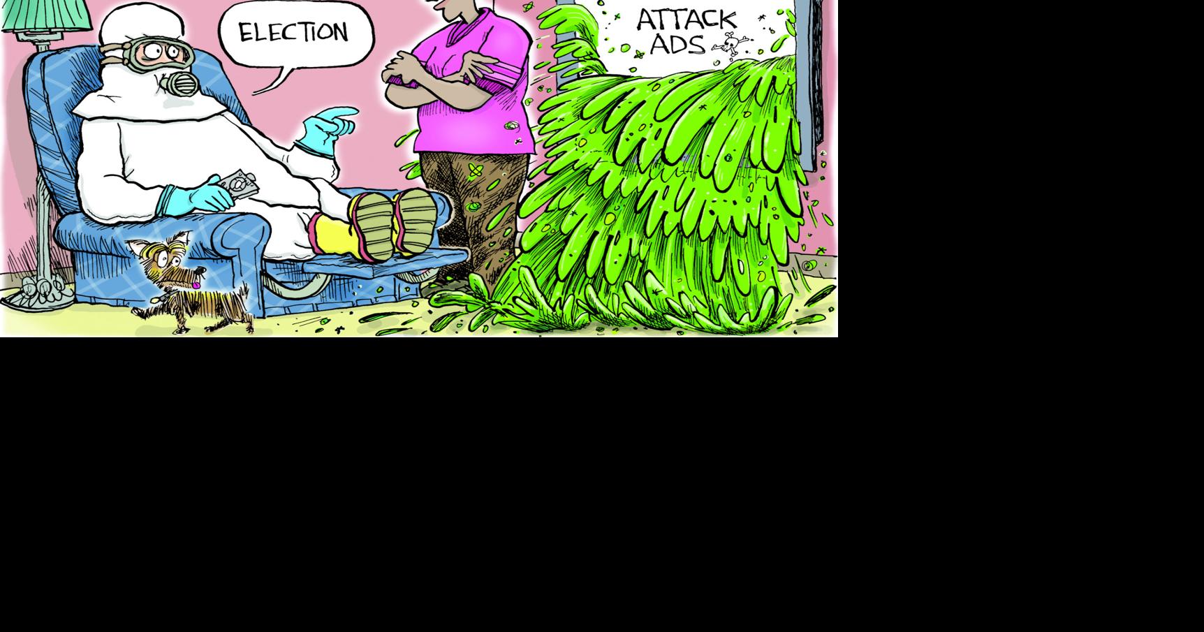 Cartoonist's View - Attack Ads | Editorial Cartoons | apg-wi.com
