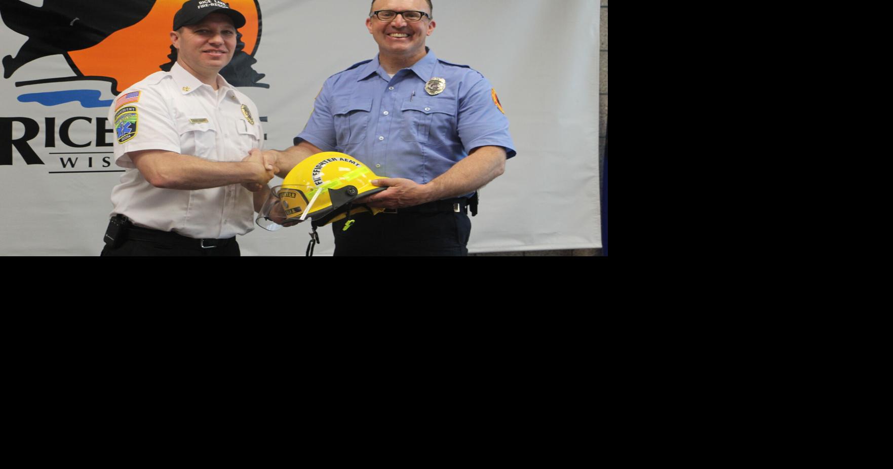New firefighter welcomed into Rice Lake Fire Department | News | apg-wi.com