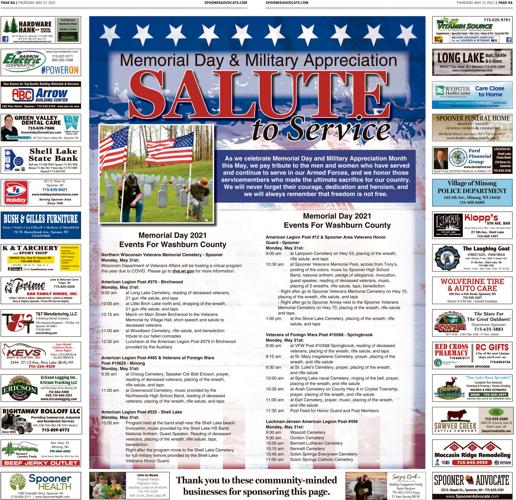 Veteran posts ready to lead Memorial Day observances | Free | apg-wi.com