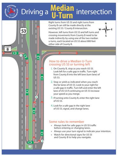 Cty. B closure expected through October for median U-turn construction ...