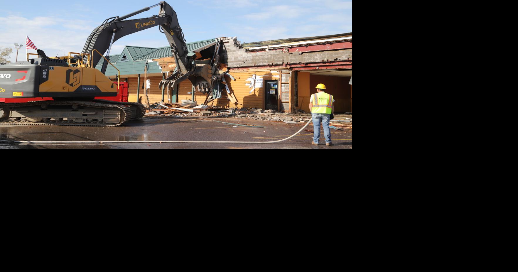 There she goes! Former Co-op mall building is being razed | Free | apg ...