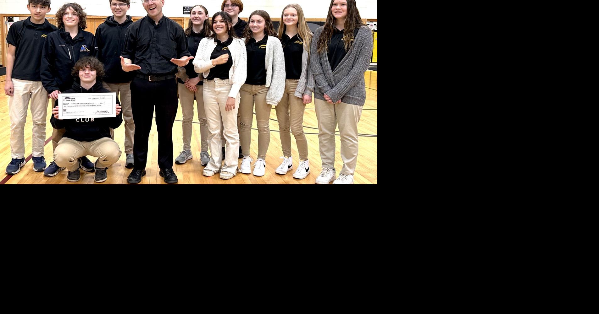 St. Joseph students raise more than $6K for Fr. Mullen's Adoption ...