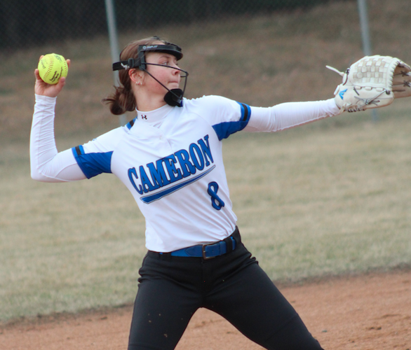Softball: Cameron doubles up Spooner in Heart O' North battle | Game ...