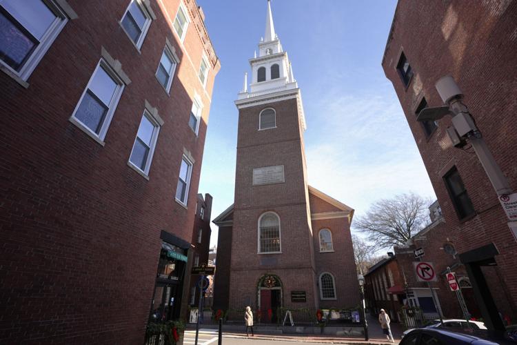 Centuries-old angels uncovered at Boston church made famous by Paul ...