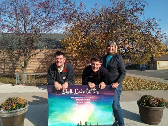 Shell Lake receives library bench honoring loved ones | Local | apg-wi.com