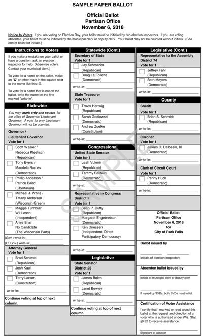 Early voting underway for General Election | Subscriber | apg-wi.com