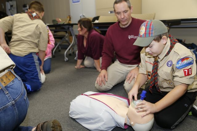 Boy Scouts learn CPR | Free | apg-wi.com
