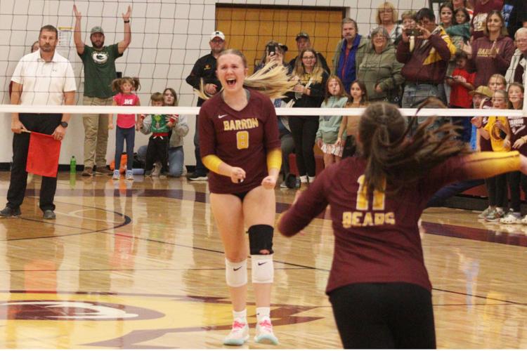 Volleyball: Barron advances to state after sectional final win over ...