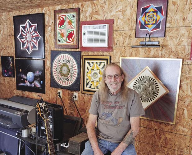 Round Lake artist creates in his own geometric style | Subscriber | apg ...