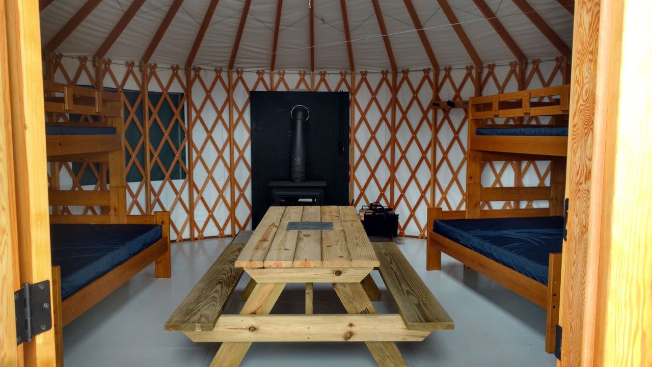 Bayfield County builds two rustic yurts for overnight camping | Local ...