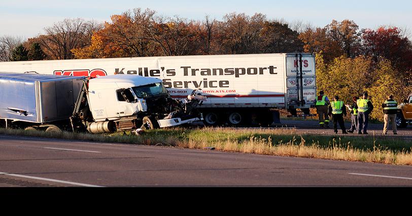 Updated: Semis crash on Hwy. 53 near Haugen | Free | apg-wi.com