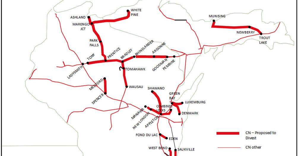 Canadian National sells northern rail lines | Subscriber | apg-wi.com