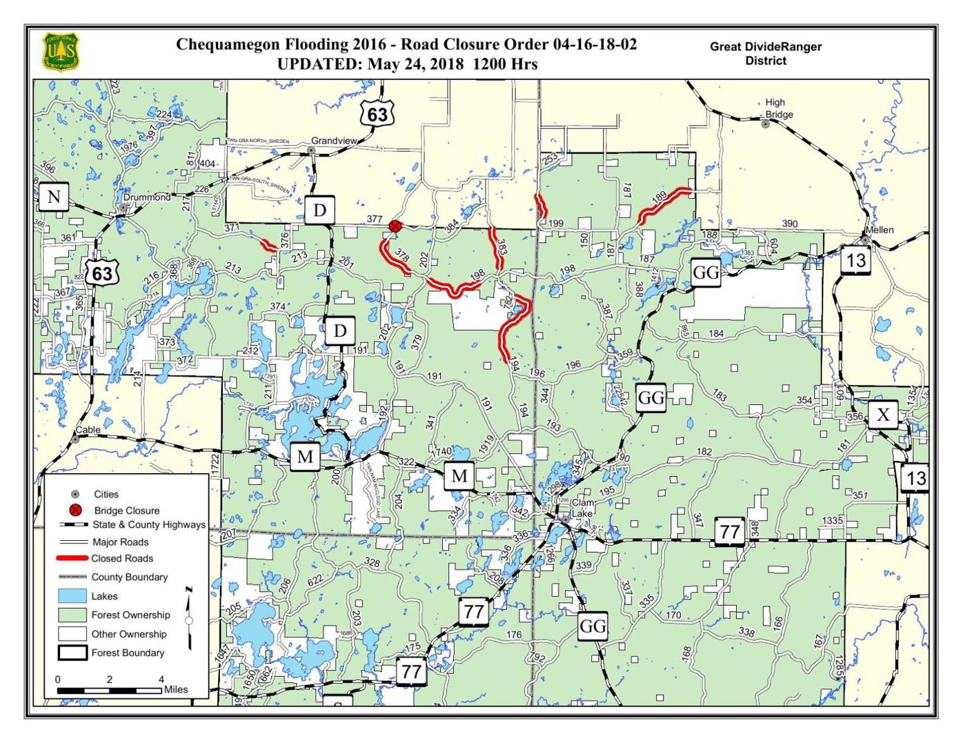 Map of road closures | | apg-wi.com