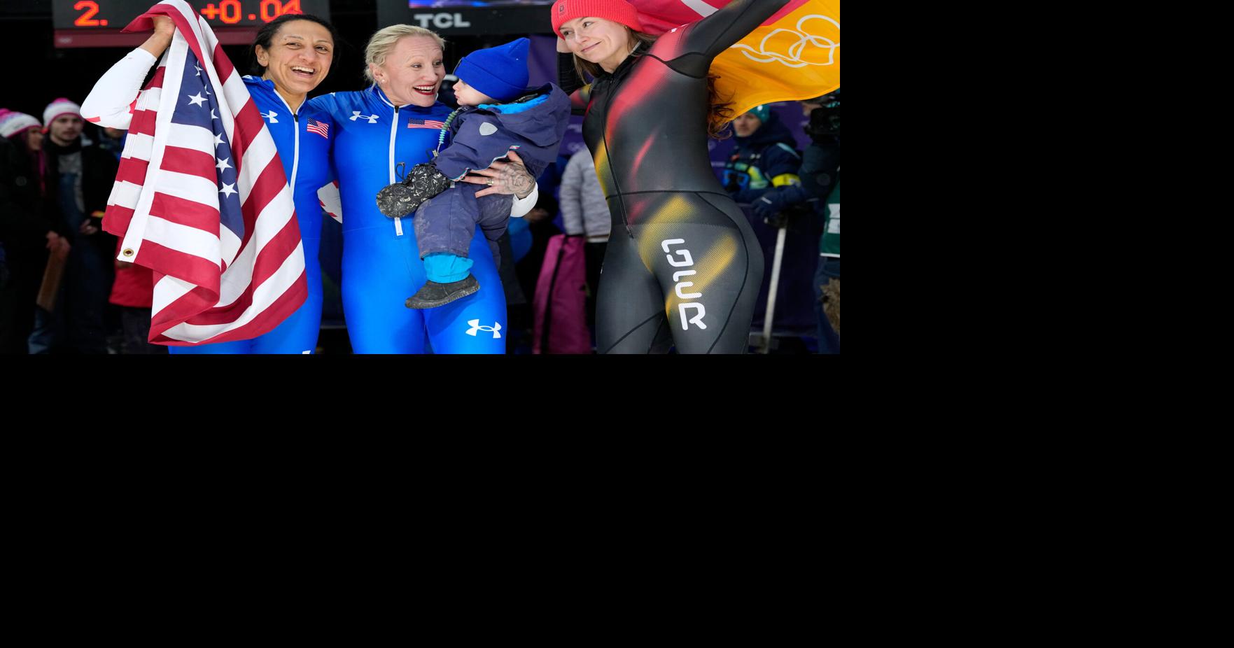 Gold for Elana! Meyers Taylor, 41, wins Olympic monobob title at Milan ...