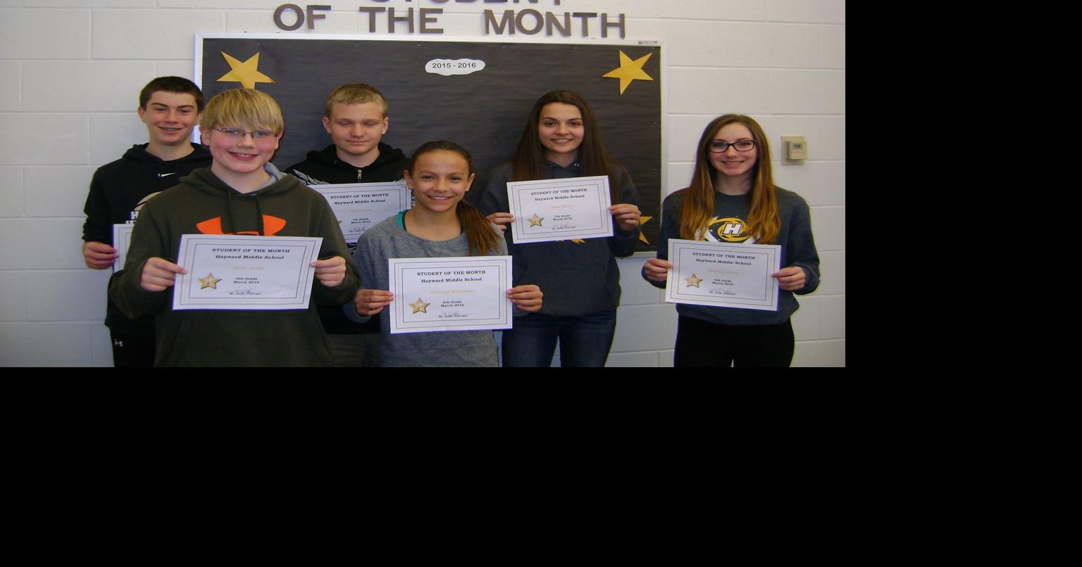HMS announces March Students of Month | Schools | apg-wi.com