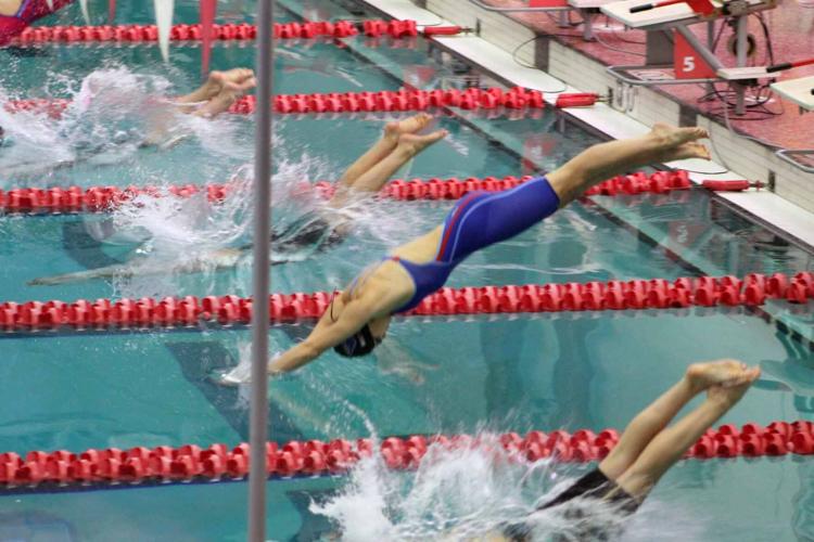 Prep girls swim and dive: Miller reaches the state podium twice for ...
