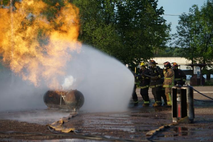 Fire departments take gas fire training | Price County Review | apg-wi.com