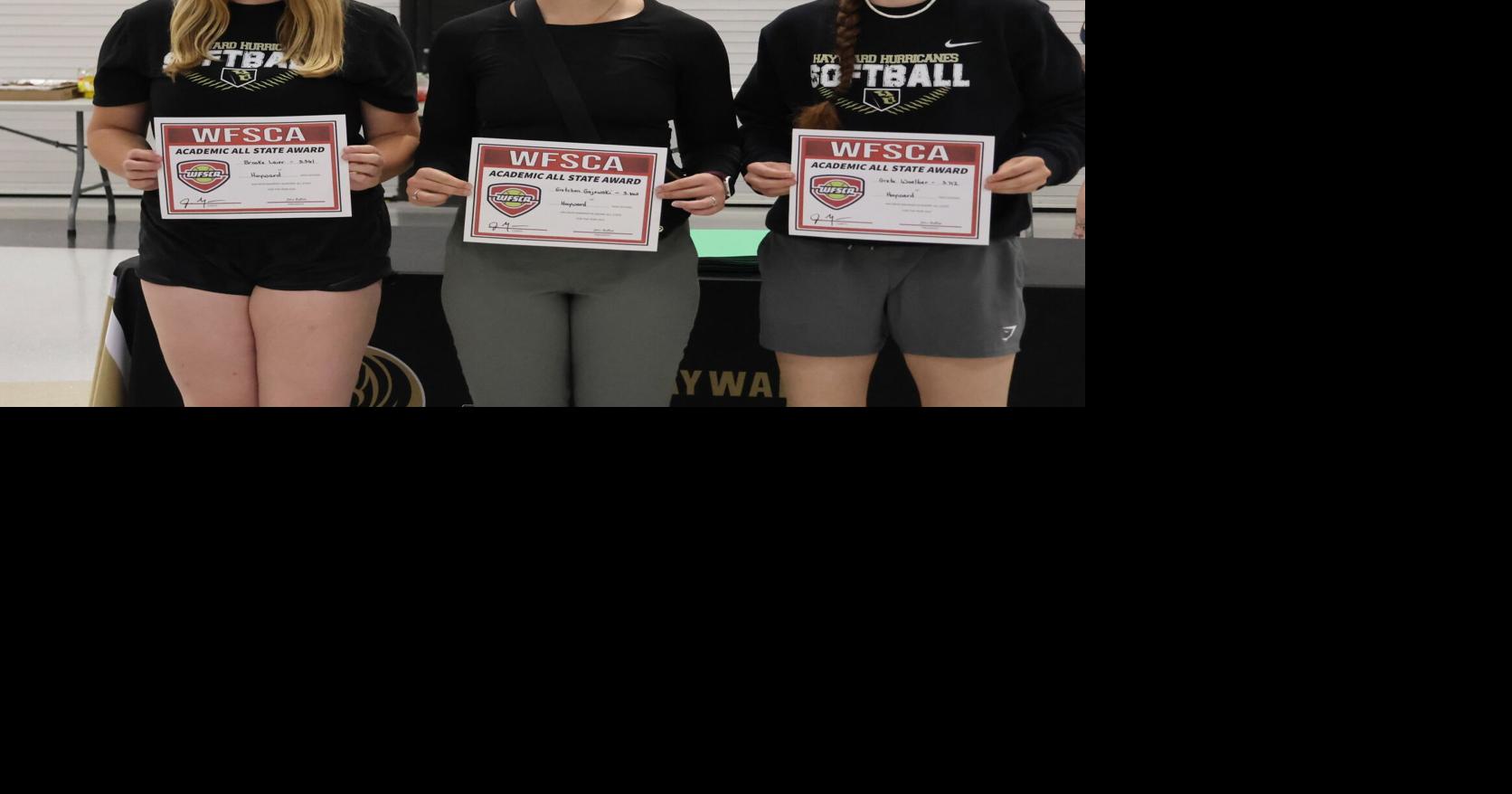 Hurricane softball players get season honors | Sawyer County Record ...