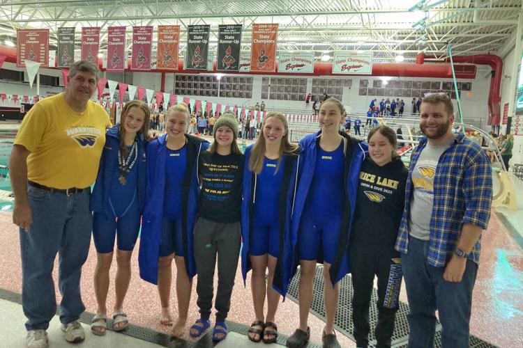 Prep girls swim and dive: Miller reaches the state podium twice for ...
