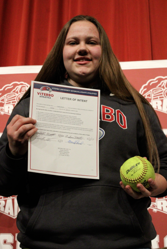 Natalie Martin first Spooner softball player to sign college letter of ...