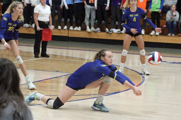 Photos: Rice Lake volleyball sectional final vs. Waupaca 10-28-23 ...