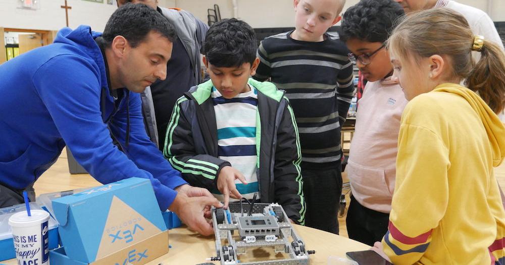 St. Joseph School's new Spartans Robotics team is off to a winning ...