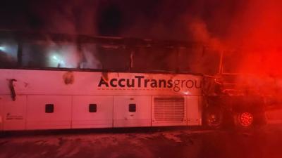 Bus destroyed in fire, no one injured | News | apg-wi.com