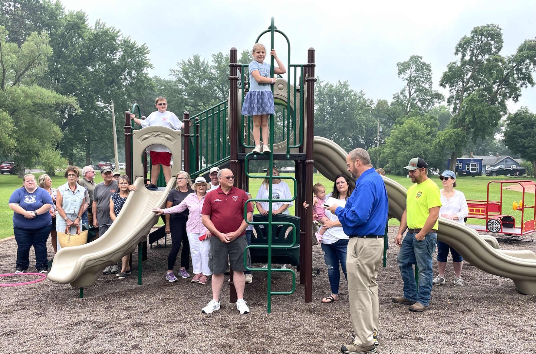New playground at Haugen Community Park gets blessed | Rice Lake ...