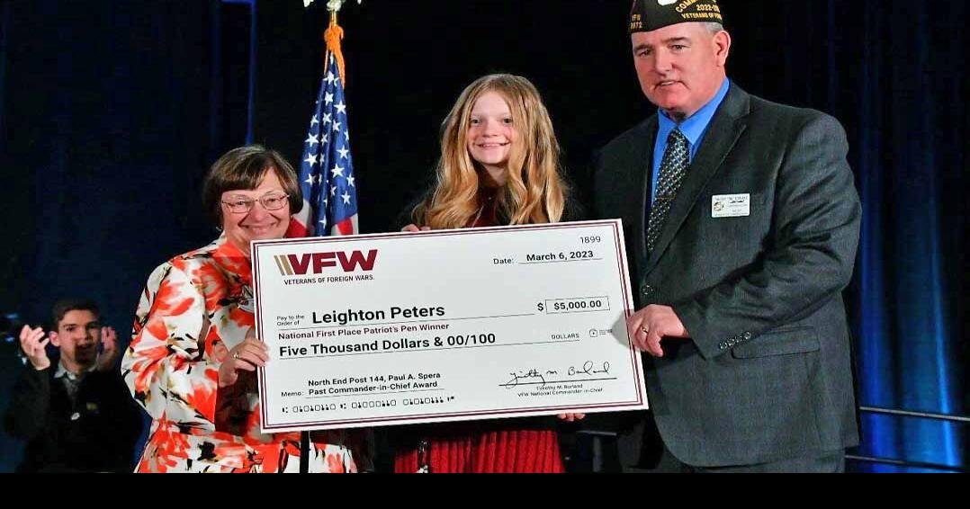 Rice Lake seventh-grader wins $5,000 prize in national VFW essay ...