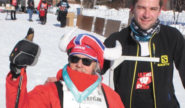 Fat Tire legend Phil Van Valkenberg enjoys his adaptive ski experience ...