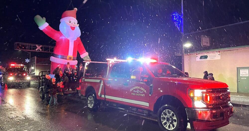Oh the weather outside was frightful, but the Cameron parade was ...