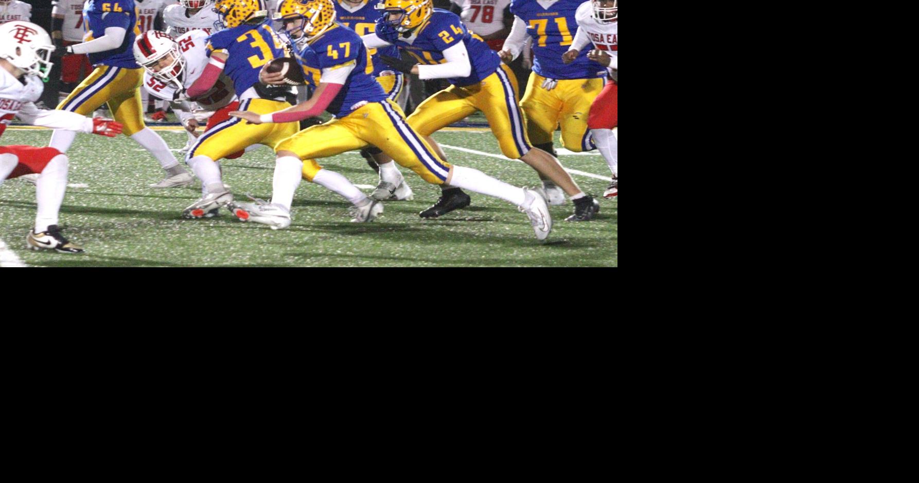 Football: Larson's 5 touchdowns lead Rice Lake past Wauwatosa East ...