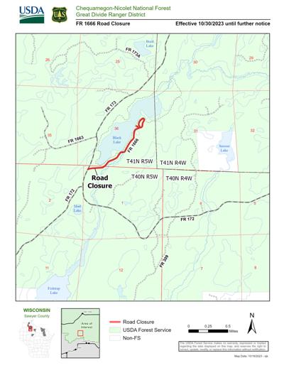 Forest road closure near Winter | Price County Review | apg-wi.com