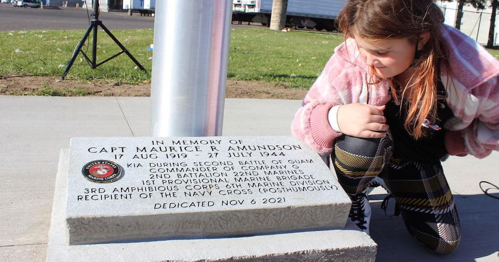 Monument and flag pole dedicated at Barron VFW's 75th celebration ...