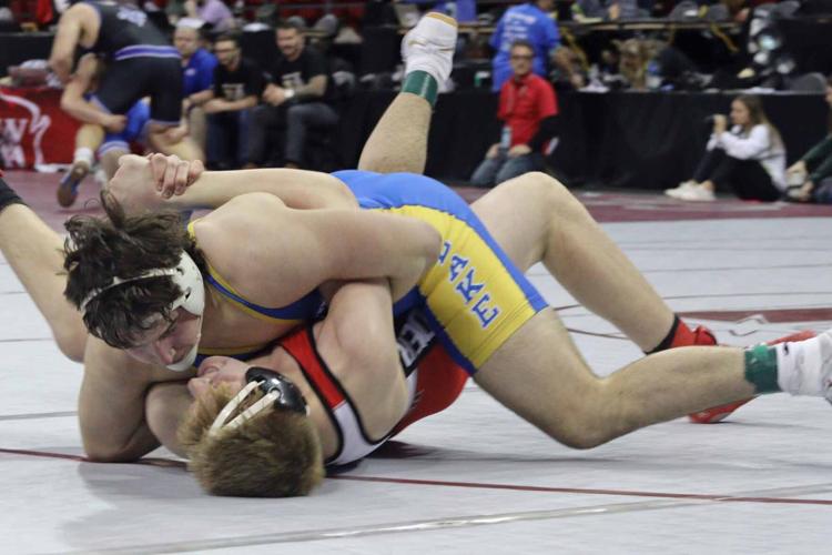 Wrestling: Late lead change prompts first-round exit at state for Rice ...