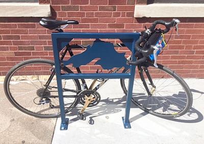 Lake Superior-themed bike racks installed on Main Street | Subscriber ...