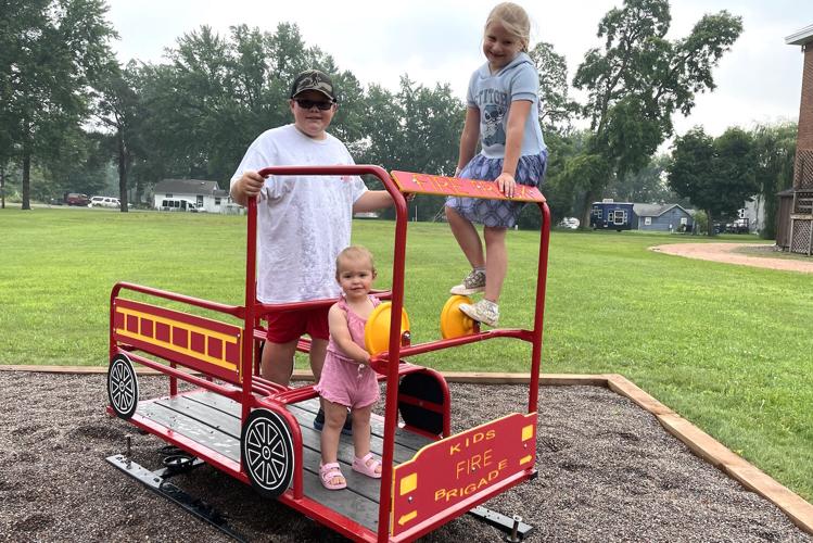 New playground at Haugen Community Park gets blessed | Rice Lake ...