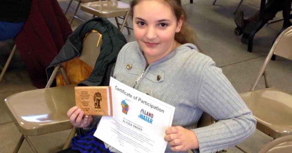 NWES May Student of the Month: Alyssa Snider | Outdoors | apg-wi.com