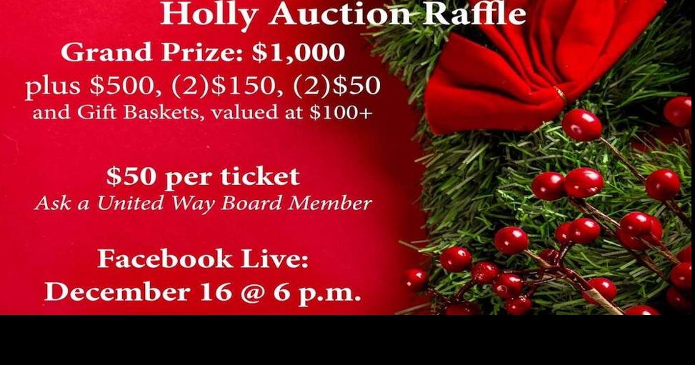 See United Way's Holly Auction Raffle online | Free | apg-wi.com